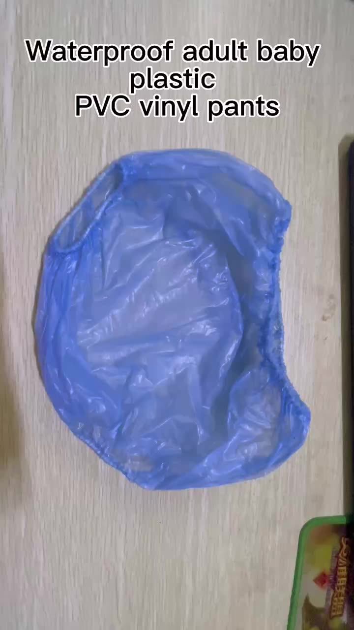 Baby Waterproof Plastic Diapers Plastic Backed Baby Diapers Custom Pvc ...