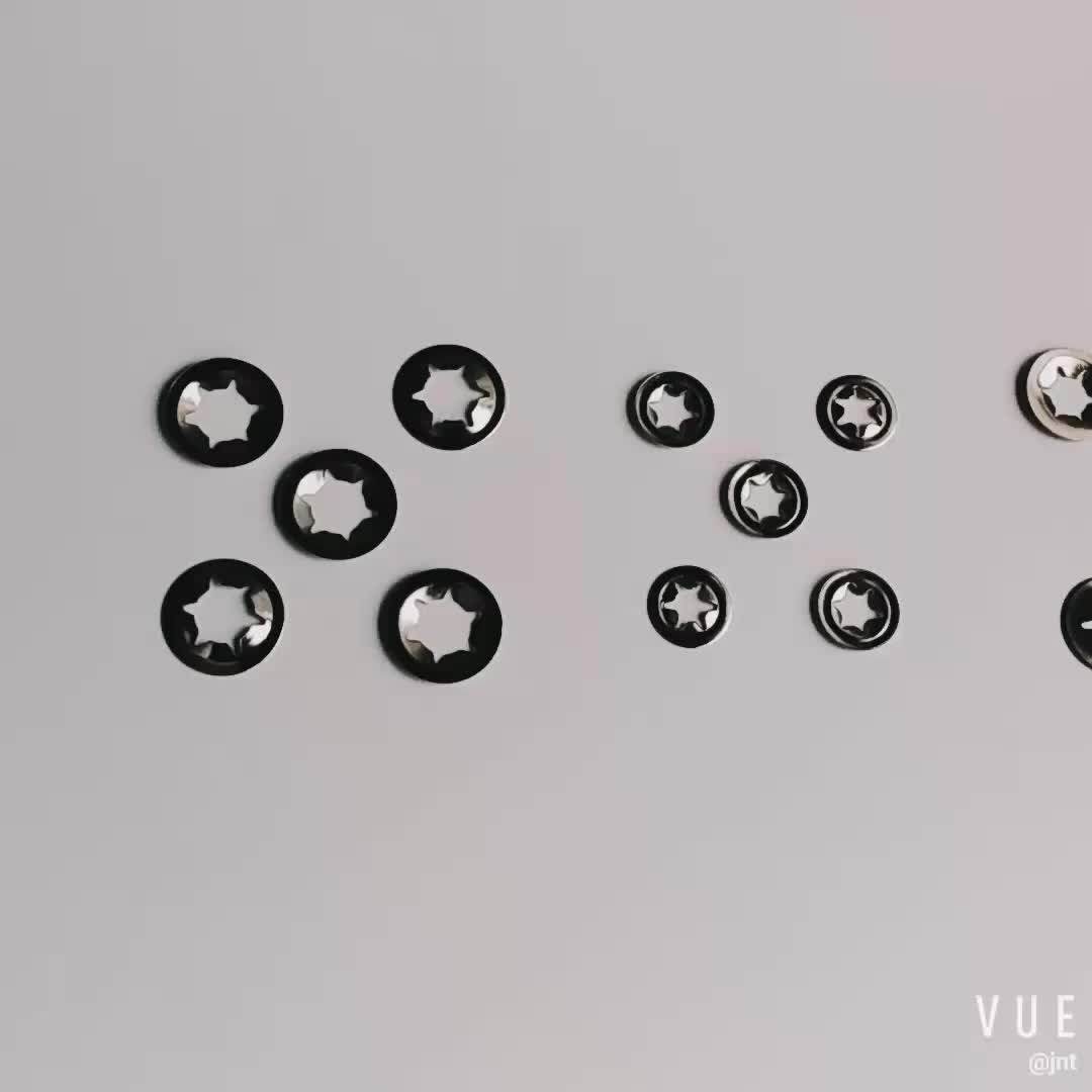 Manufacturer Nickel Plated Cheap Metal Starlock Clamping Washer M8 Star ...