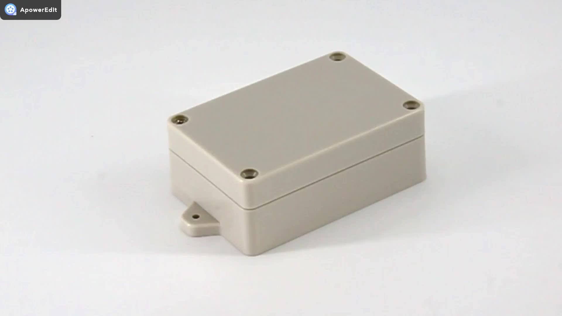 100*68*40mm Small Plastic Box Custom Ip65 Rating Abs Outdoor Plastic ...