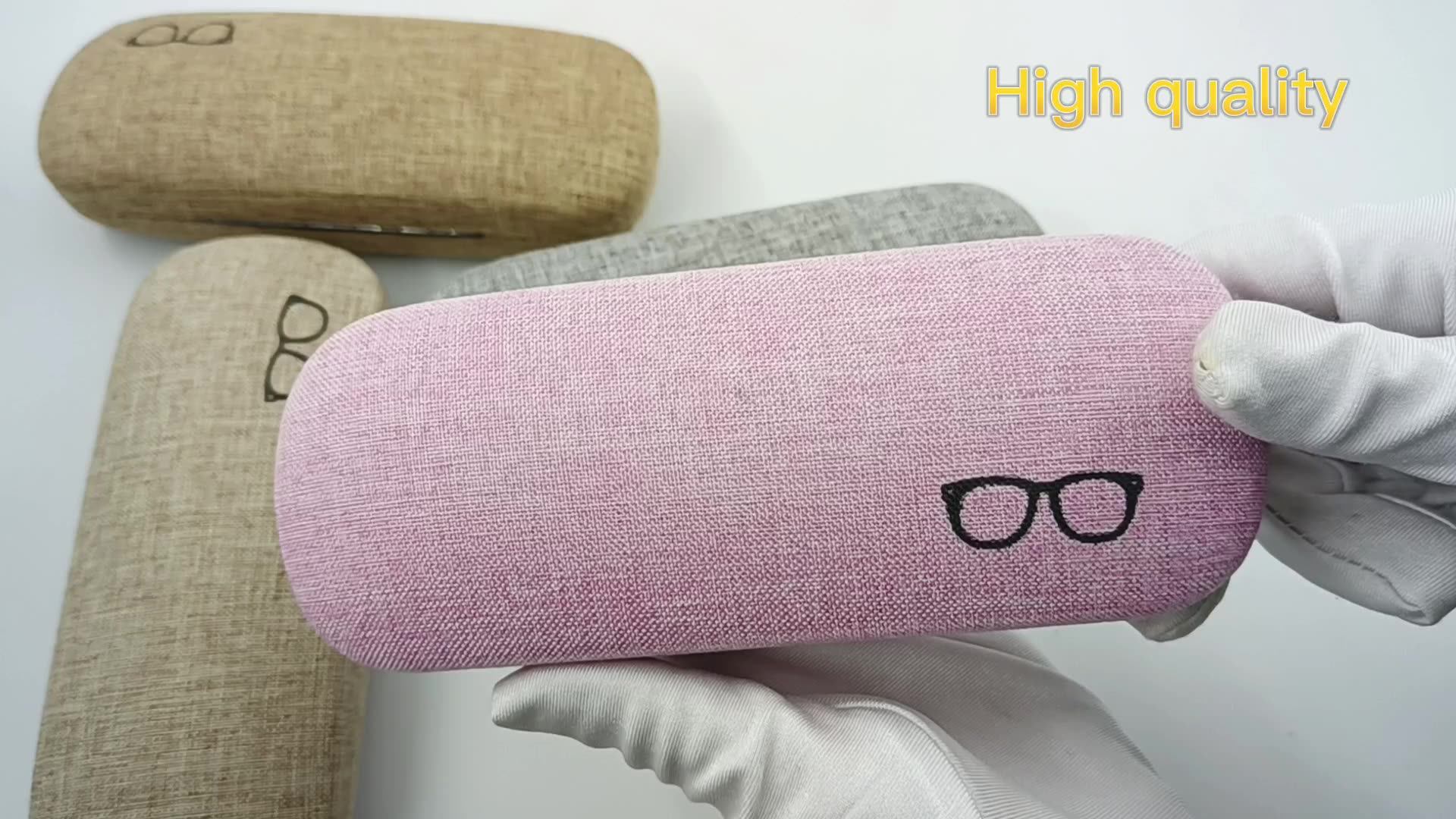 Wholesale Custom Logo Pu Men Women Hard Eyewear Case Eyeglass Box Cases ...