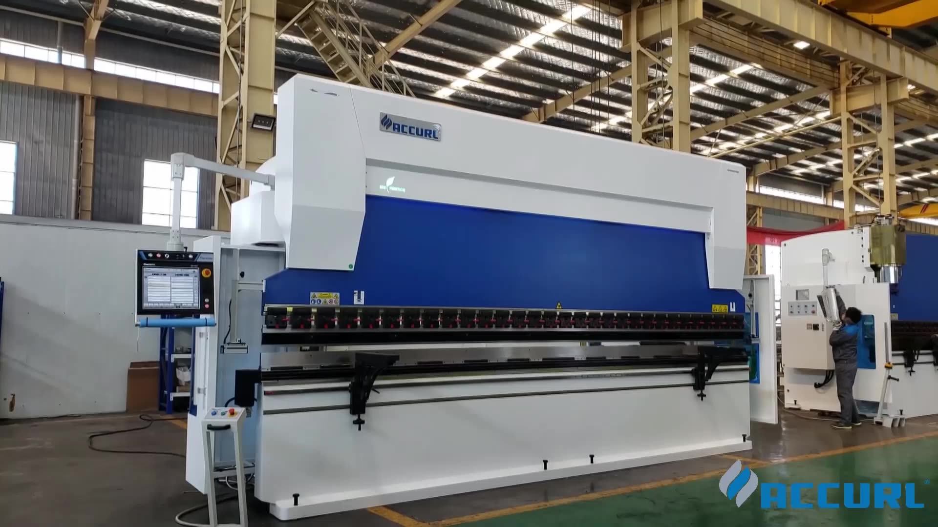 Accurl Cnc Press Brake Mb8-200t/4000mm With 6 Axis And Delem Da66t Cnc ...