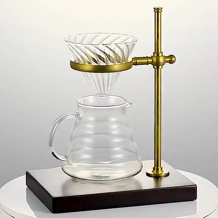 Hot Sell High Borosilicate Glass Coffee Pot Pour Over Coffee Maker ...