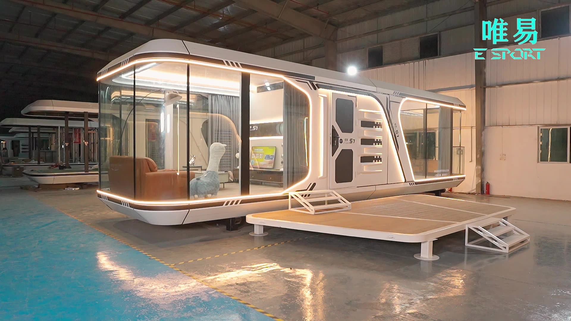 Prefabricated House Tiny Home Capsule House Capsule Hotel Furniture ...