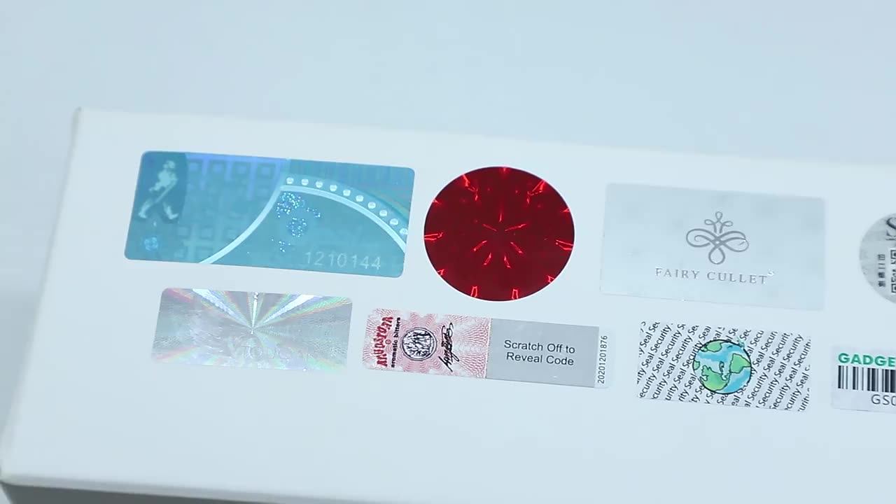 Tamper Proof Holographic Qr Code Etiquetas Holographic Custom Label ...