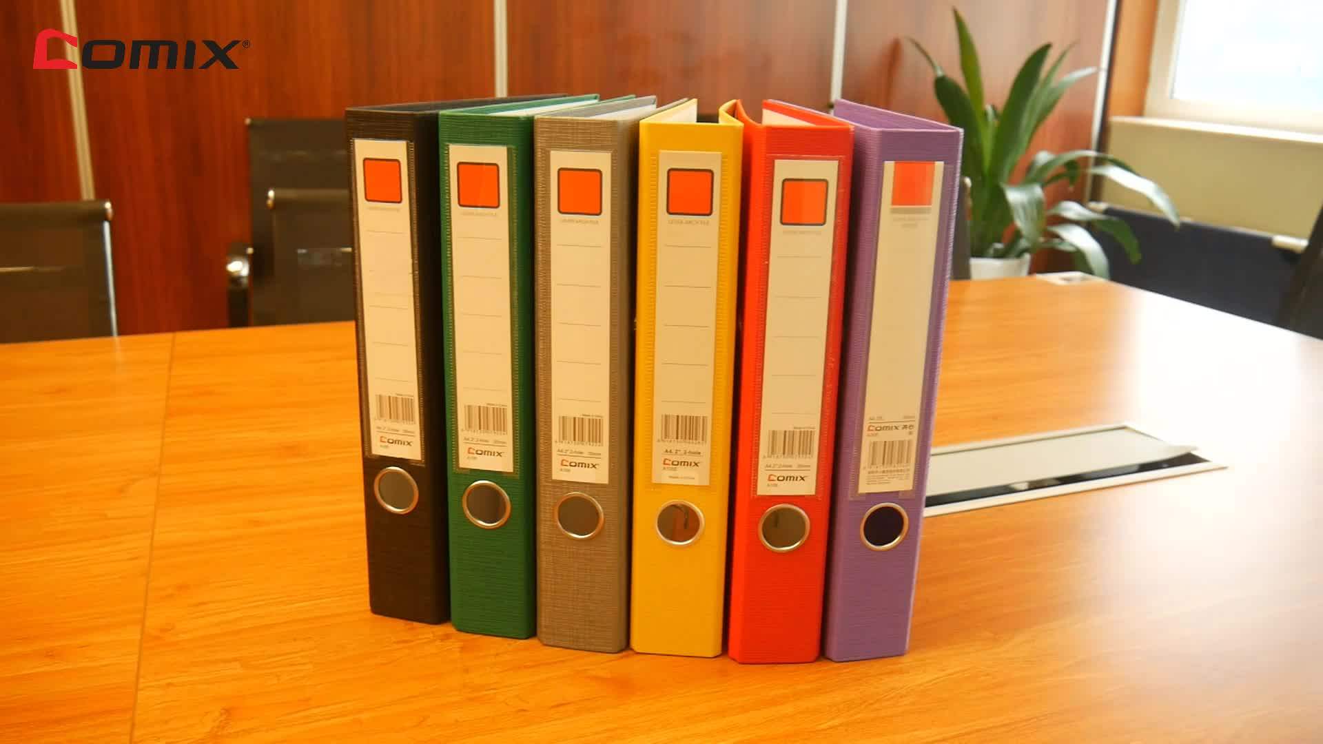 Standard Office A4 File Folders 3" Unfixed Pp Plastic Packets Lever ...