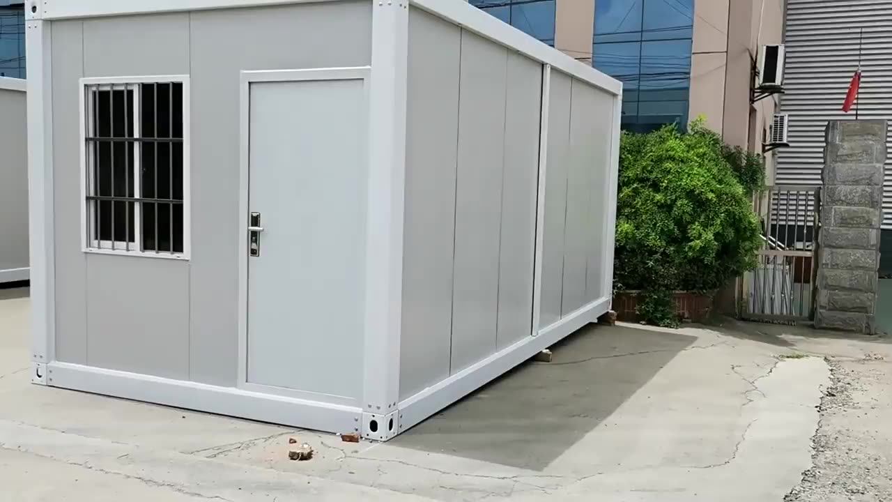 Pack Shipping Container Two Bedroom Prefab Container House Garage ...