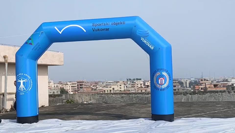 Inflatable Race Start Finish Line Arch Pvc For Gate Events In 3 Days ...