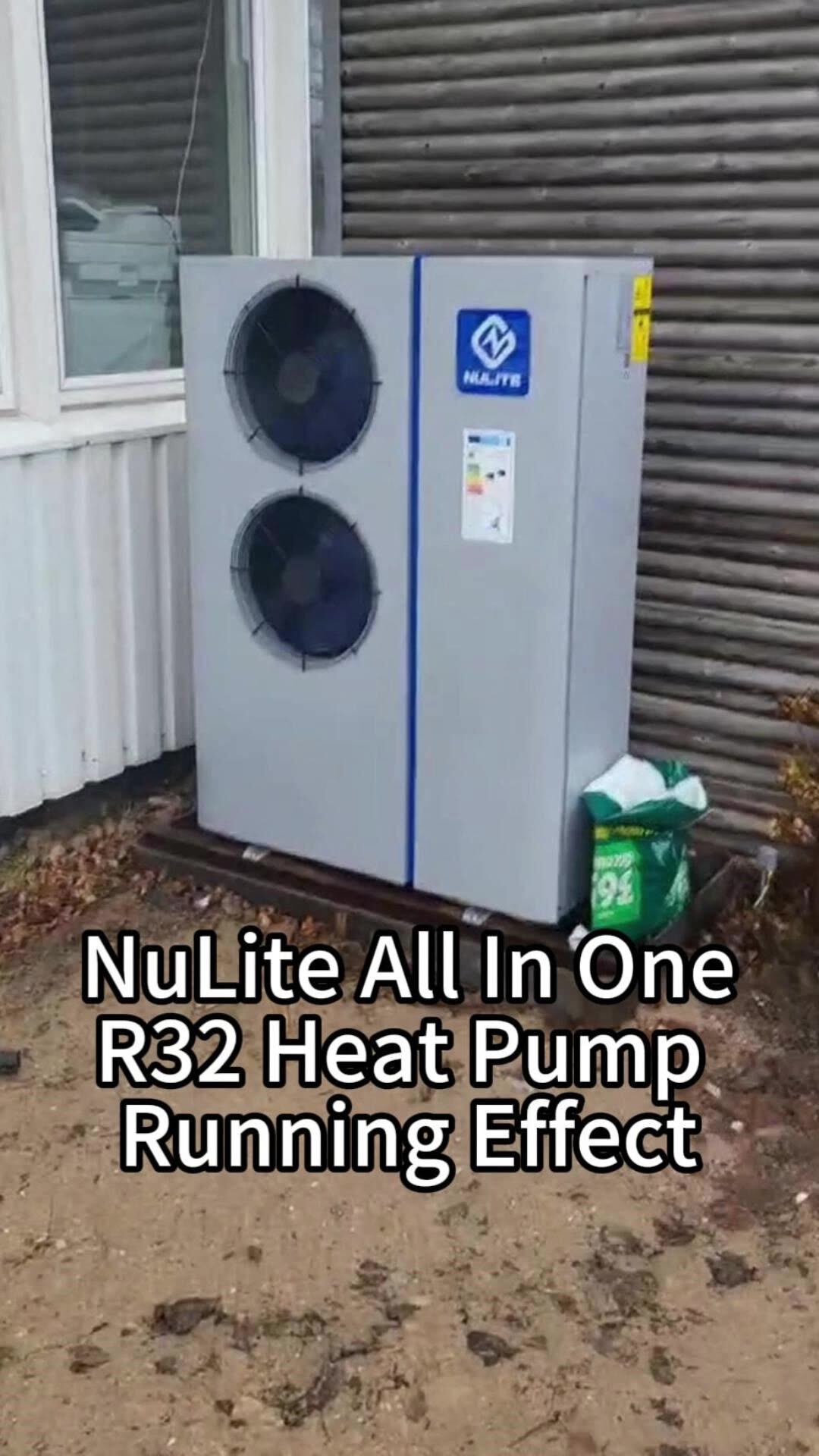 Nulite Monoblock R32 R290 Dc Inverter Heat Pump 8kw 10kw 20kw 40kw Air ...