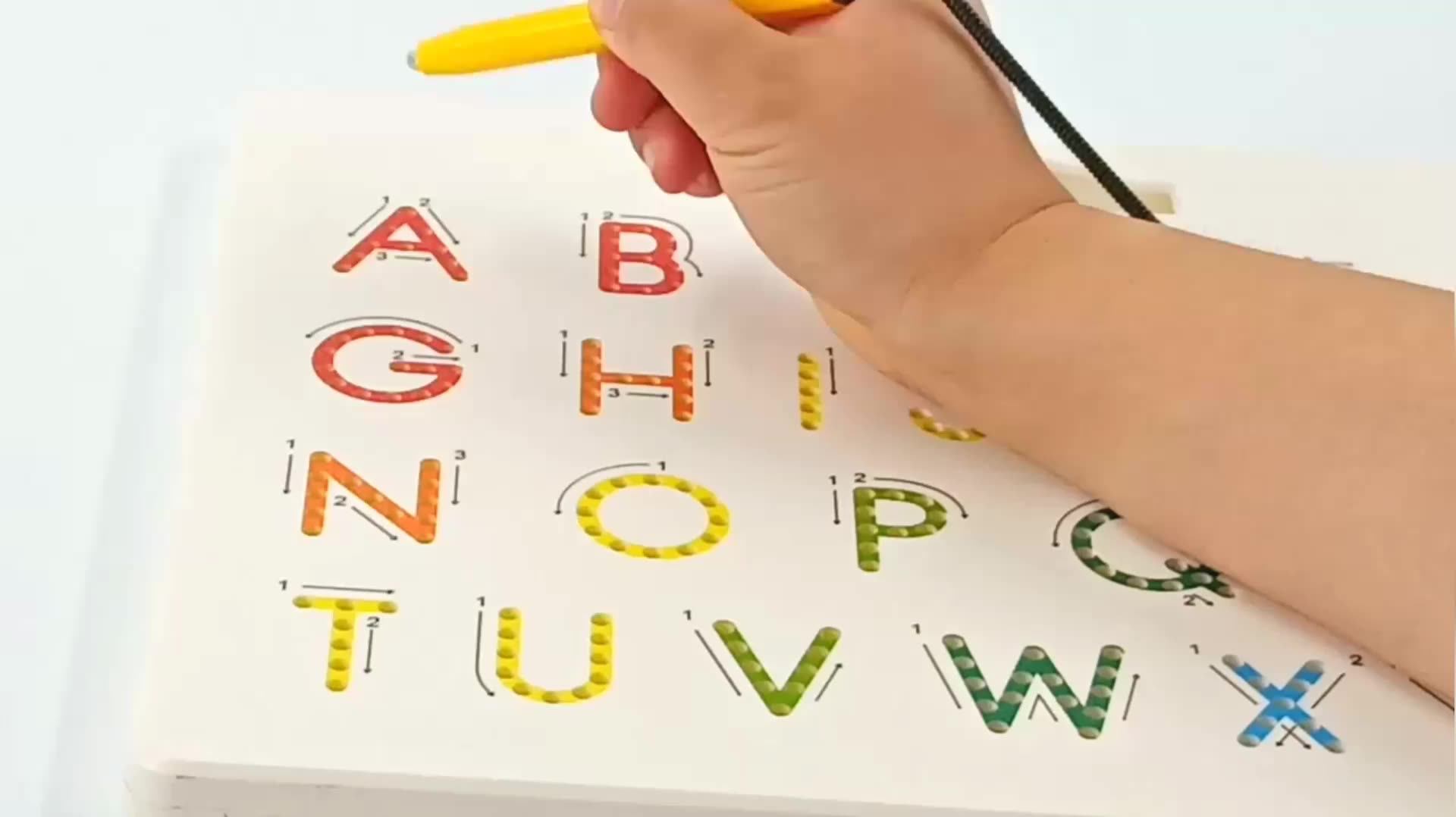 Educational Magnetic Pad Magnetic Letters Writing Drawing Board ...