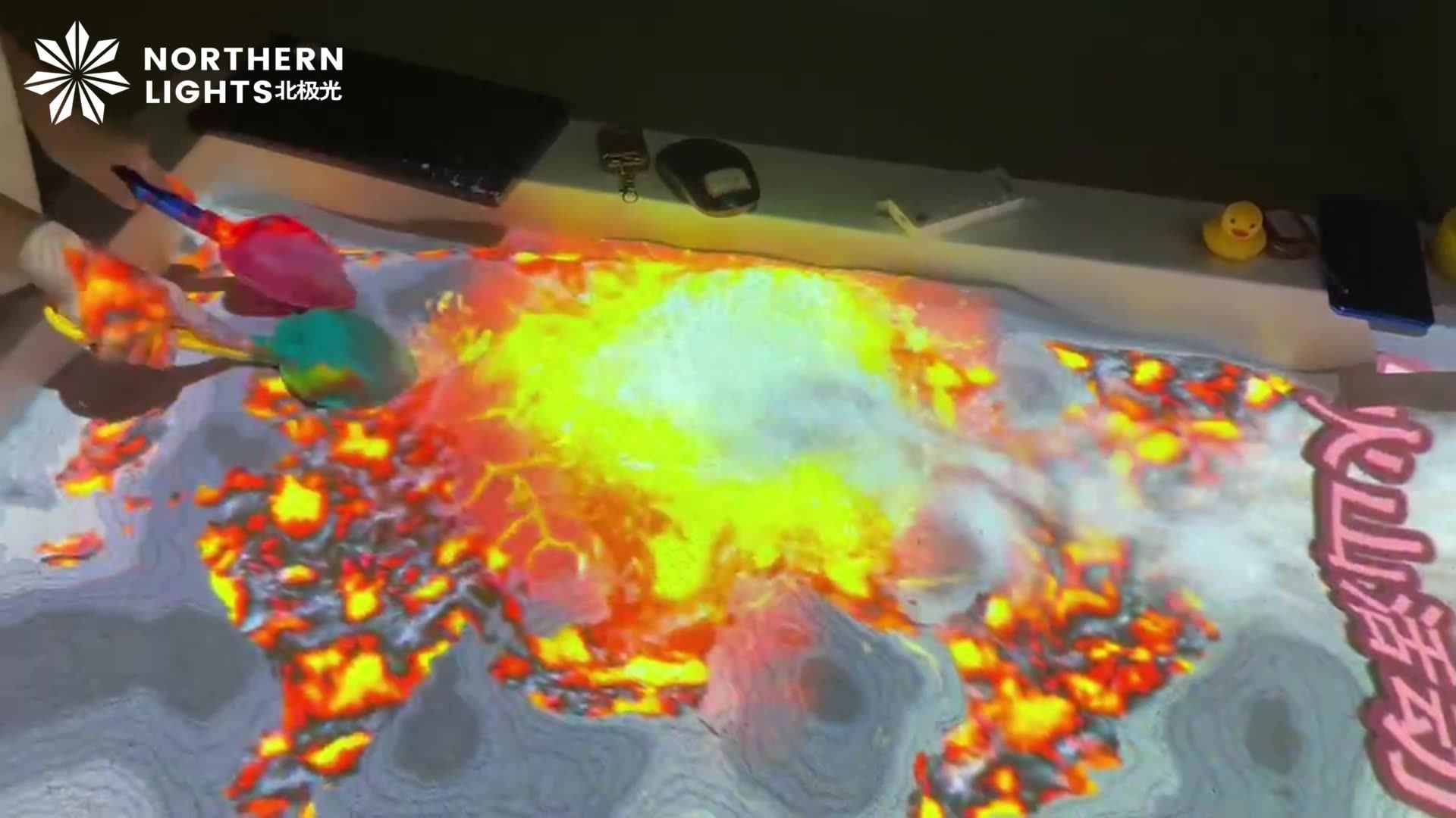 Sand Table Projection Sand Box Indoor Sand Interactive Projection ...