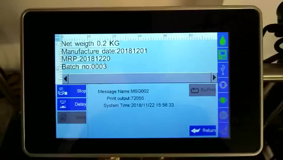 Mfd/ Exp / Bb Date,Batch Code / Lot No / Logo / Image / Text Inkjet ...