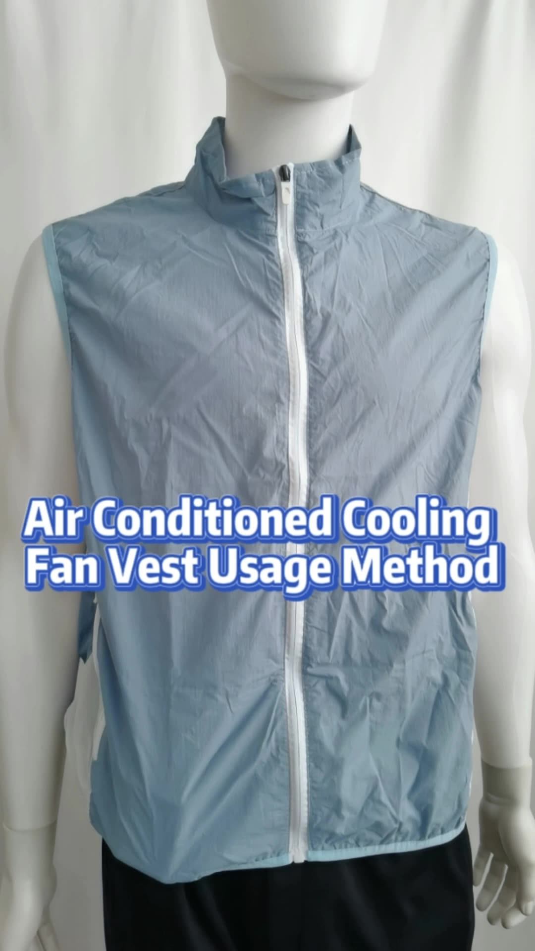 Fan Cooling Jacket For Men Women Battery Powered Wearable Air ...