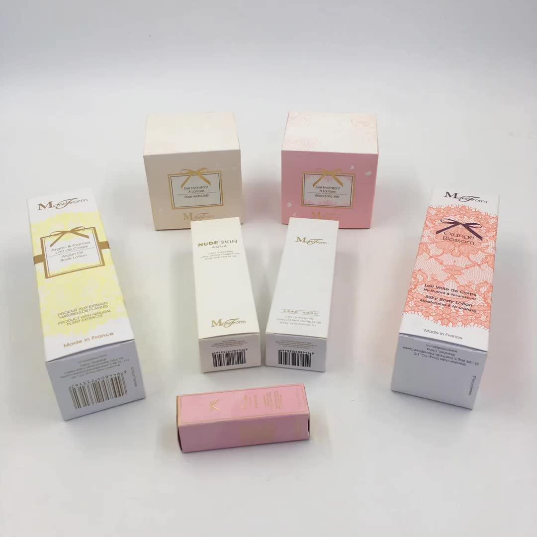 New Design Delicate Cardboard Packaging Cosmetic Box Paper Box Printing ...