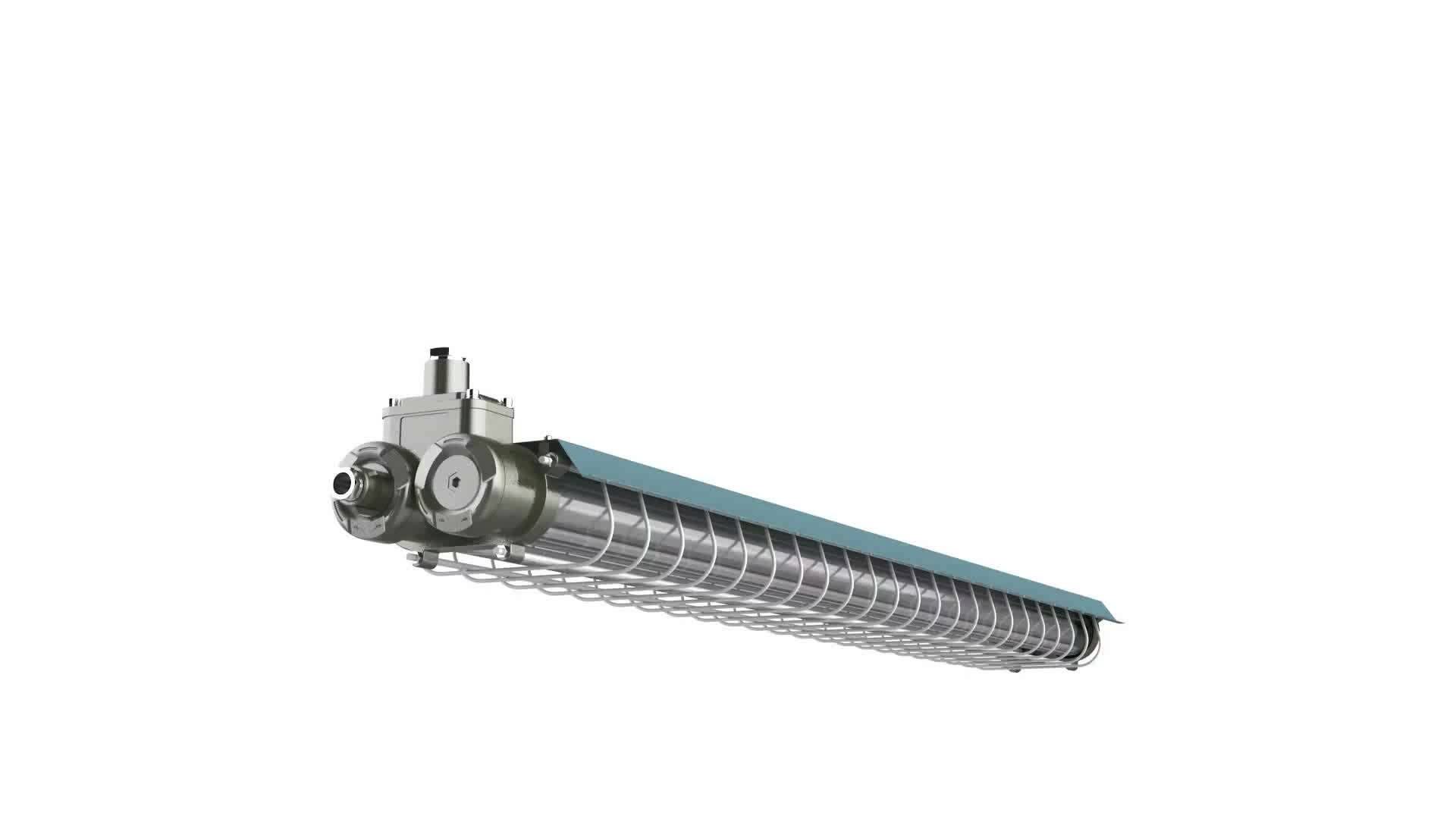 2x18w 2x36w Ip66 T8 Waterproof Luminaires Linear Led Tube Explosion ...