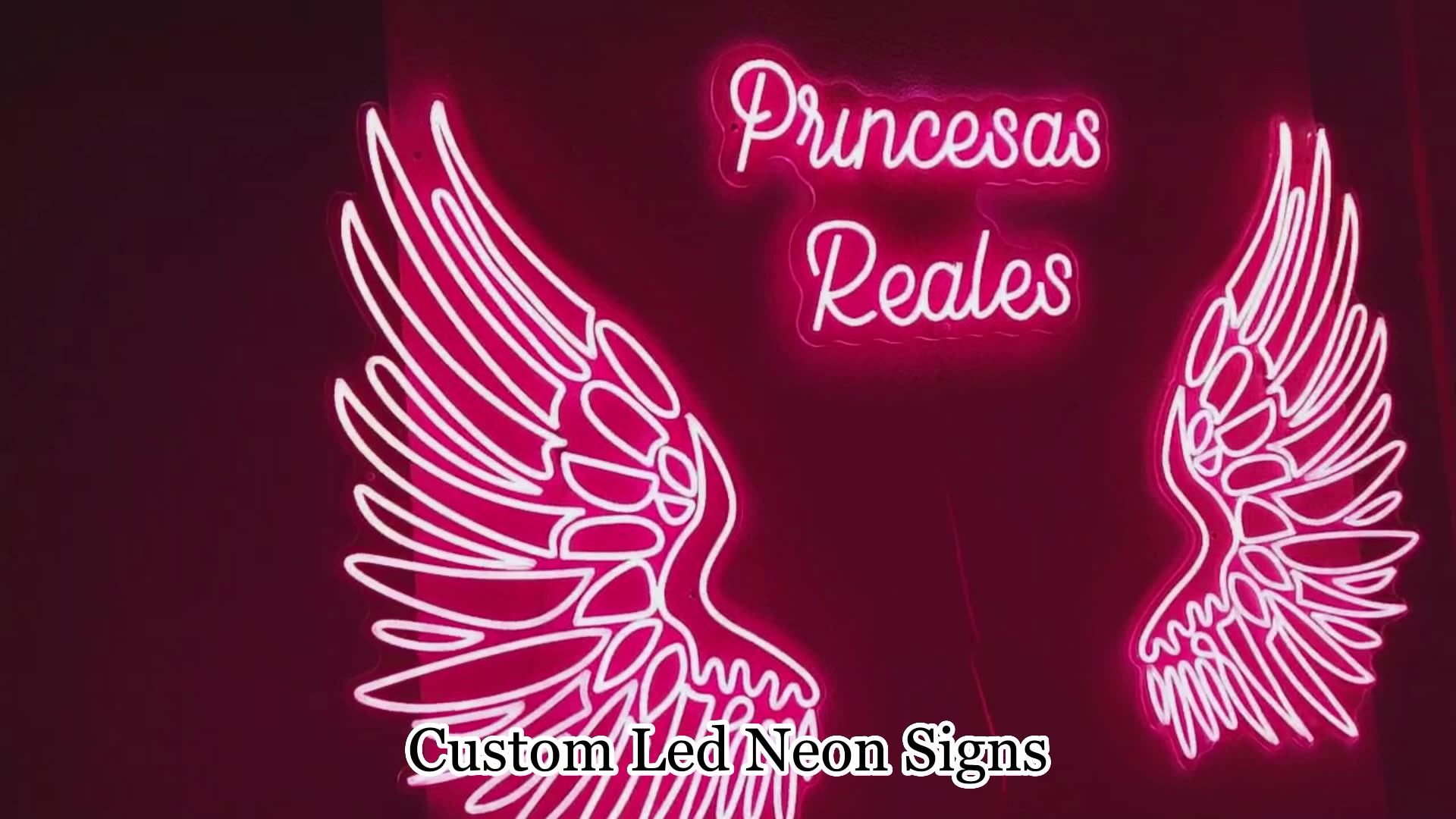 Custom Neon Sign Angel Wings Decor Neon Lights Led Angel Wings - Buy ...