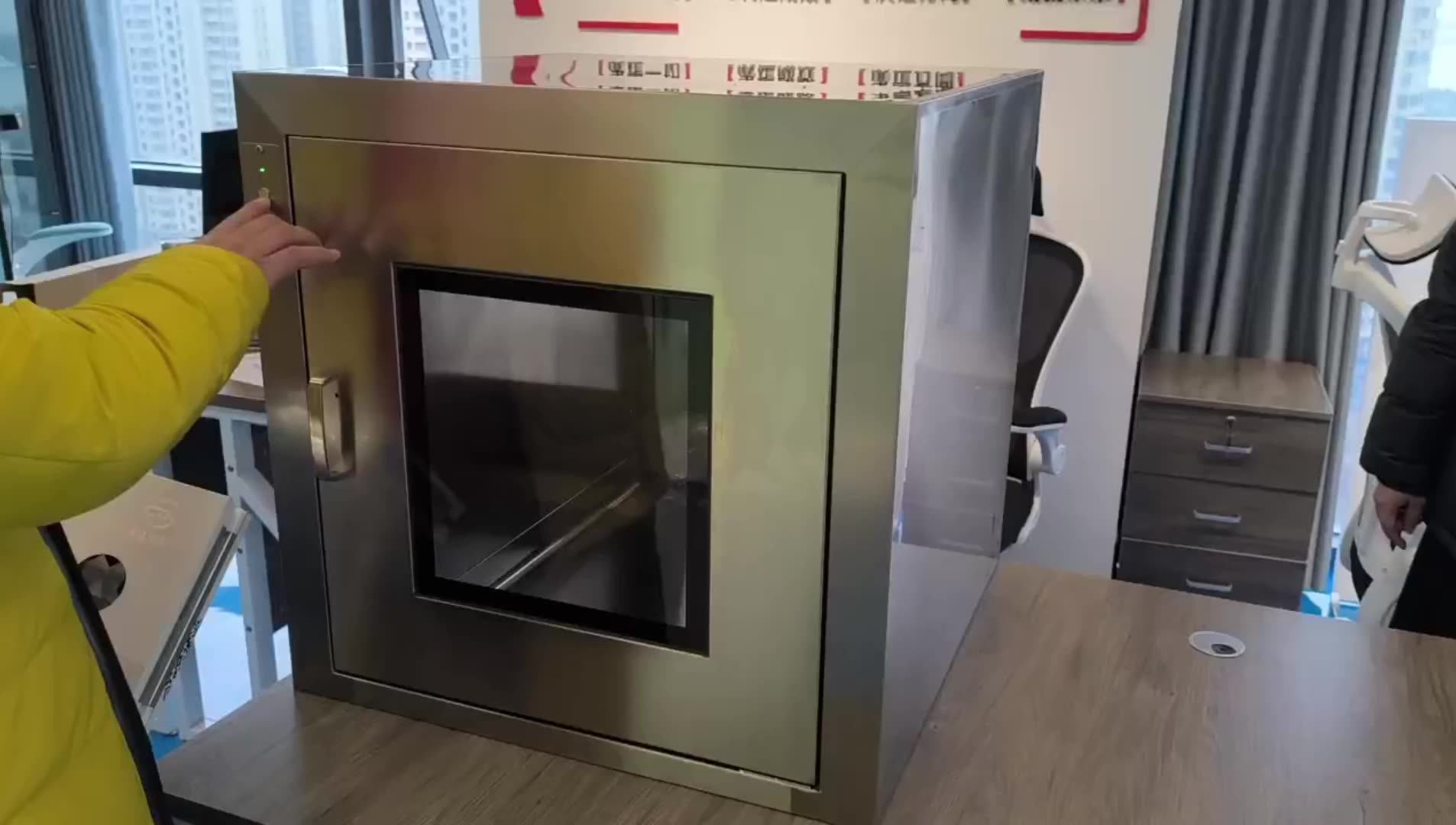 Gmp Stainless Steel Pass Box Static Type Electrical Interlock Clean ...