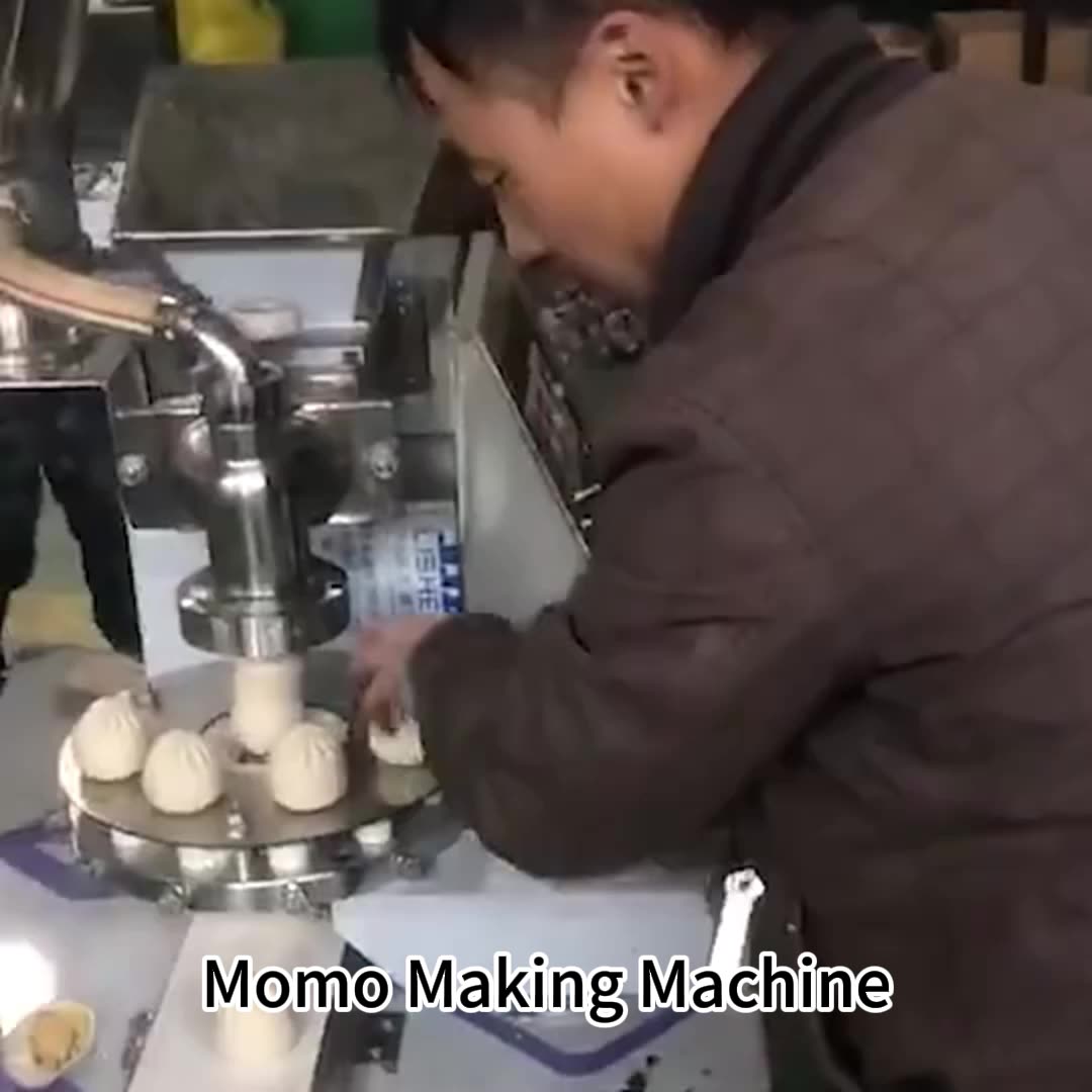 High Efficiency Siopao Bao Bun Maker Machine Momo Steamed Bun Grain Product Making Machines ...