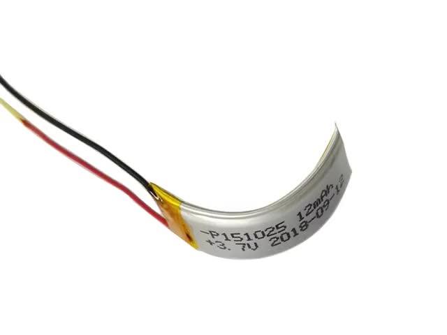Rechargeable Lithium Polymer Battery 151025 Curved Cell 3.7v 12mah For ...