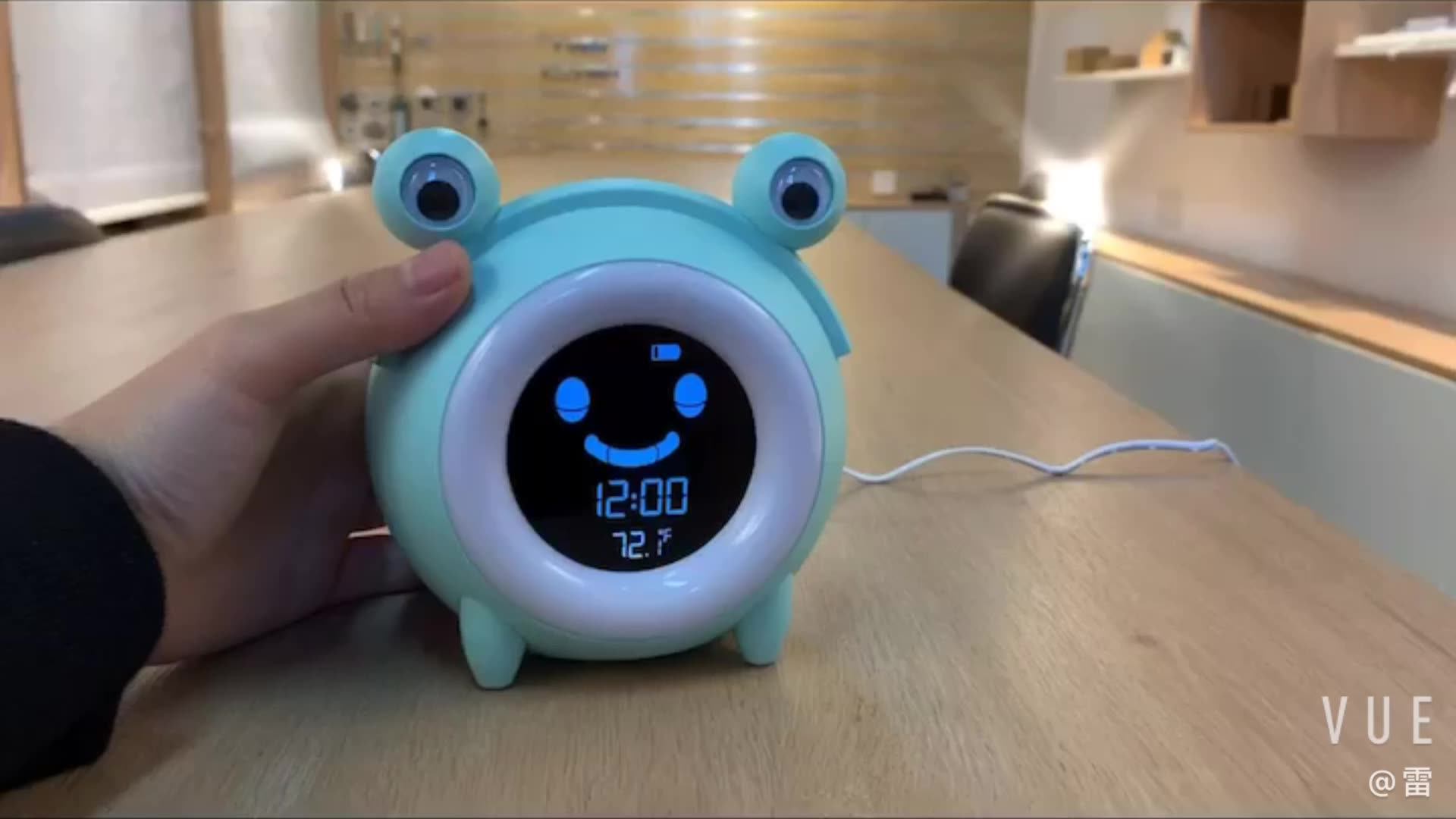 New Design Cartoon Frog Children Sleeptraining Cartoon Style Led Desk ...