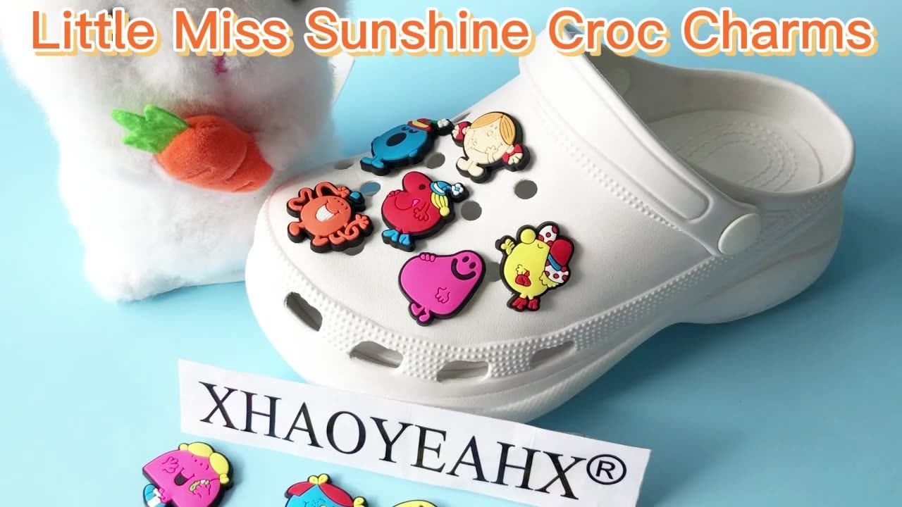 Cartoon Little Miss Sunshine Croc Charms Little Miss Croc Shoe Charms ...