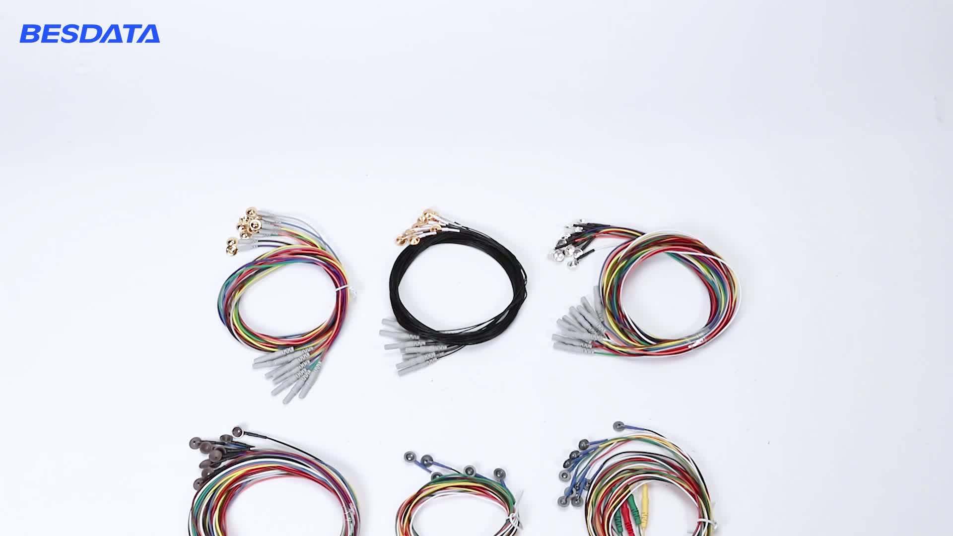 E011115p Reusable Sintered Ag-agcl Eeg Electrodes Plastic Cover For ...