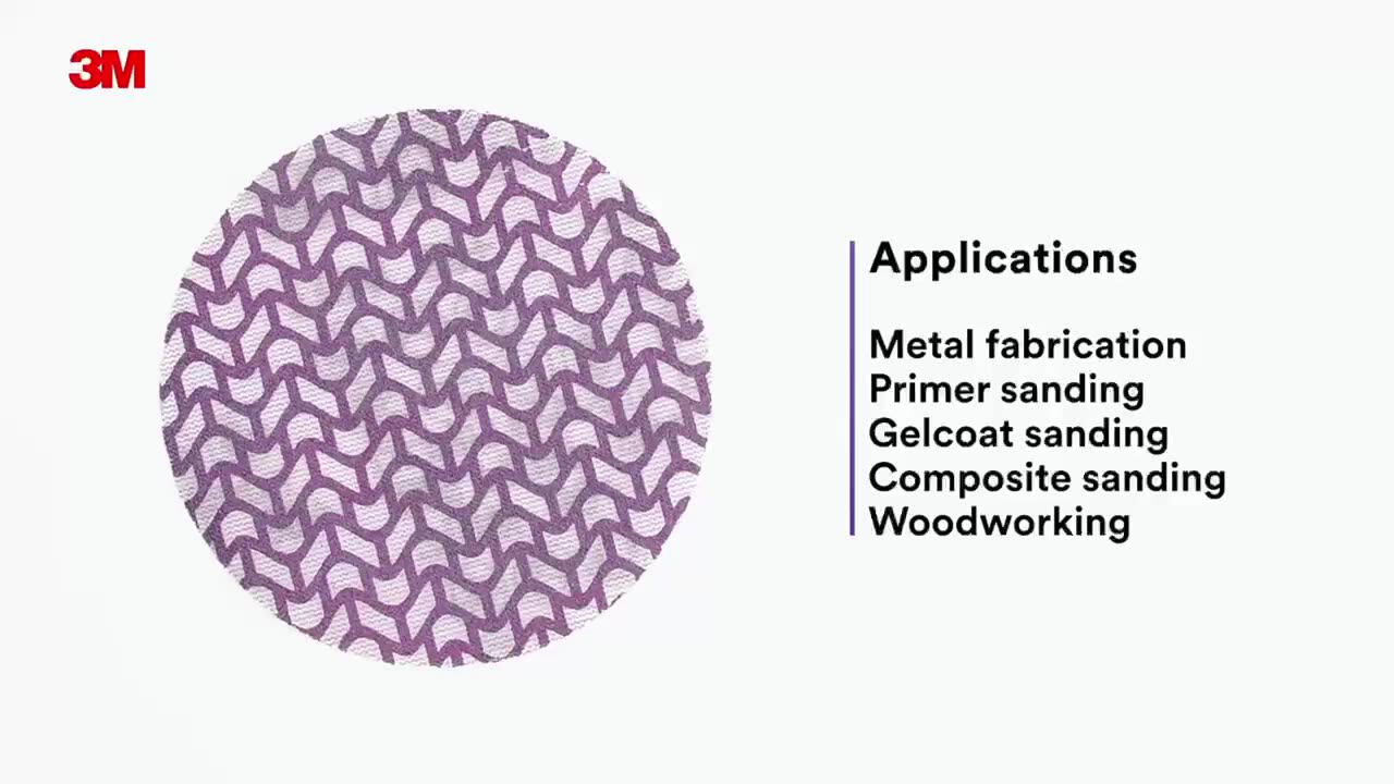 3m Xtract Cubitron Ii Net Disc 710w 80# 120# 180# 240# 320# 5-inch Anti ...