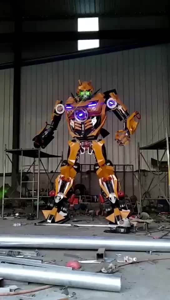 Large Size Animatronic Metal Robot Statue - Buy Optimus Robot,Optimus ...