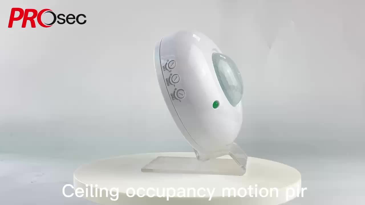 360 Degree Ceiling Mount Occupancy Sensor,110-240v Pir Motion Sensor ...