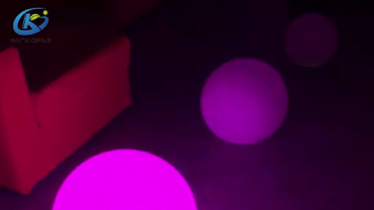 Outdoor Garden Led Round Ball Rgb Changing Mood Led Light Ball - Buy ...