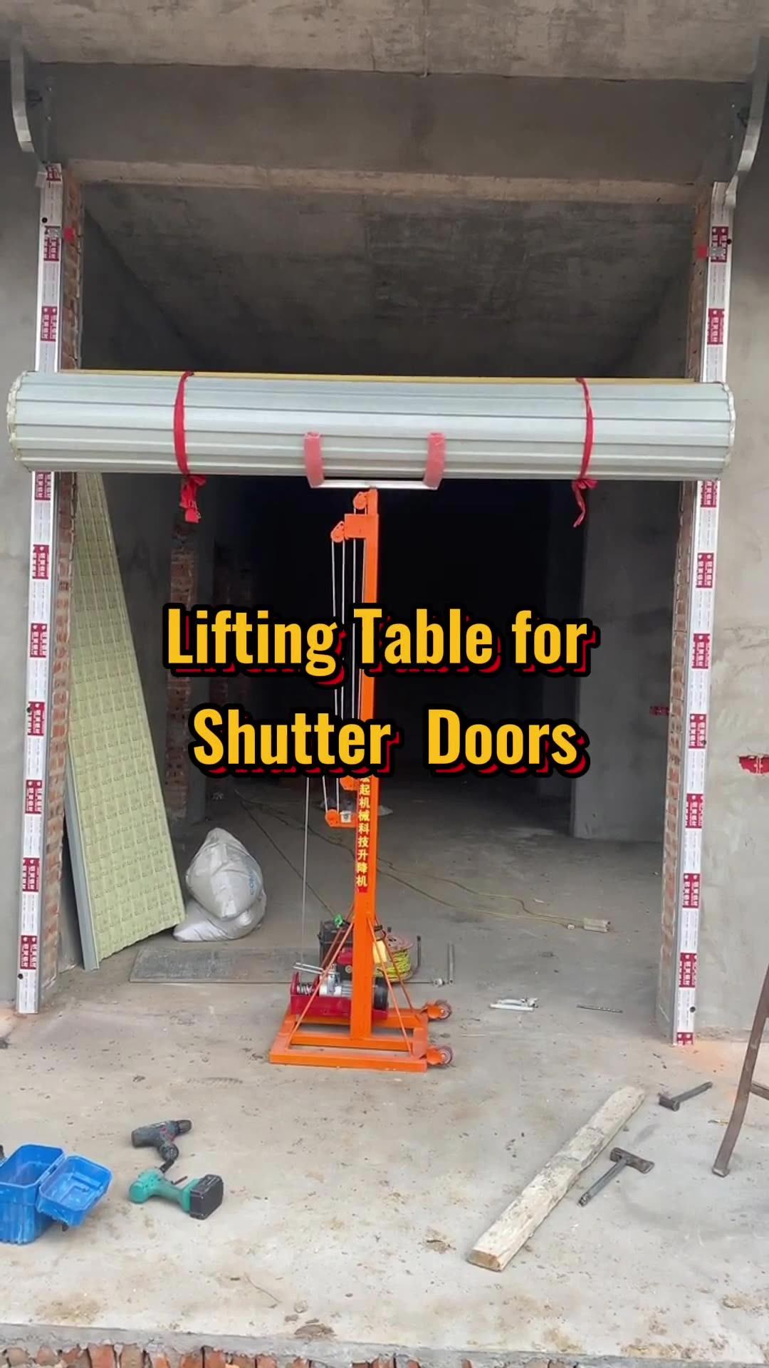 Portable Automatic Electric Rolling Shutter Door Lifting Elevator ...