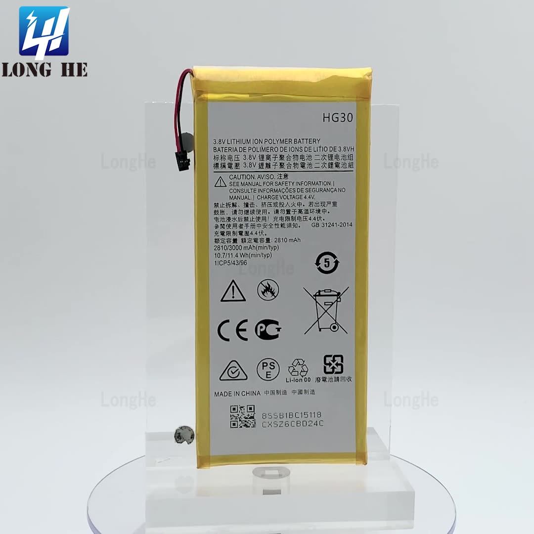 Hg30 Oem Li-ion Cell Phone Battery For Motorola Moto G5s G5s Plus G6 1s ...