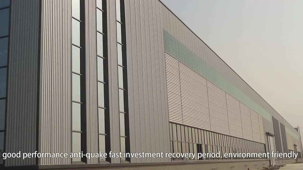 Frame Design Metal Pre-engineered Steel Structure Building Modern Easy ...