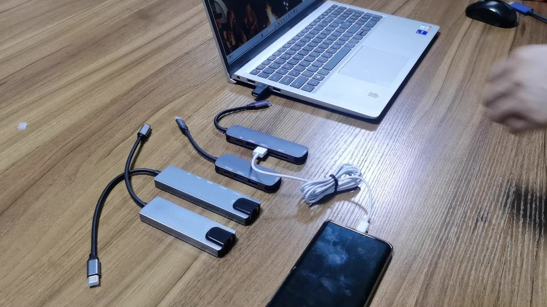 Wholesale Multifunction Laptop Hard Drive Usbc Docking Station Abs Usb ...