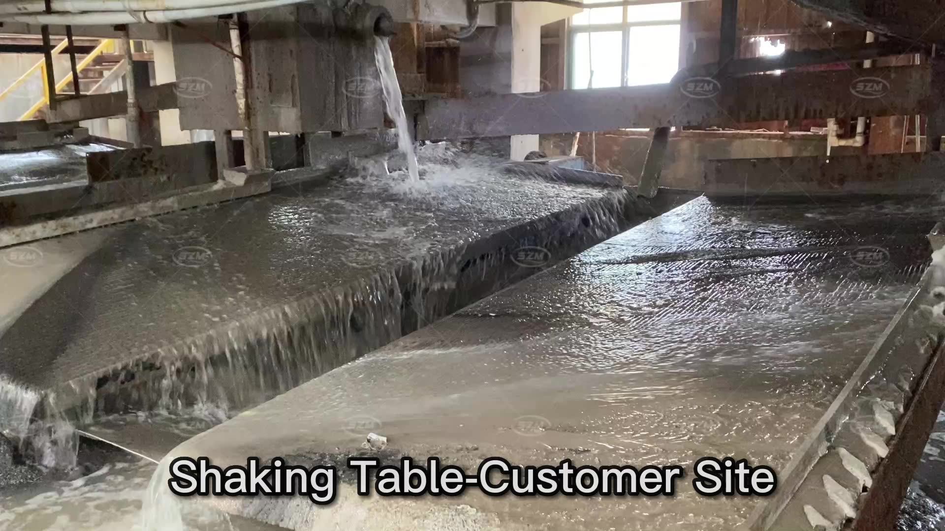 Mining Copper Separation Shaking Table For Tin Tungsten Lead Zinc ...