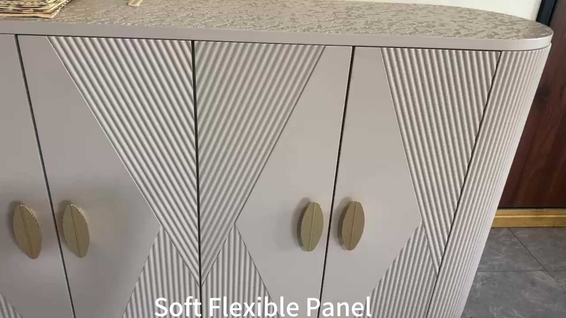 Curved Wall Panels Flexible Wood Panel Bendable Roll Furniture Interior ...