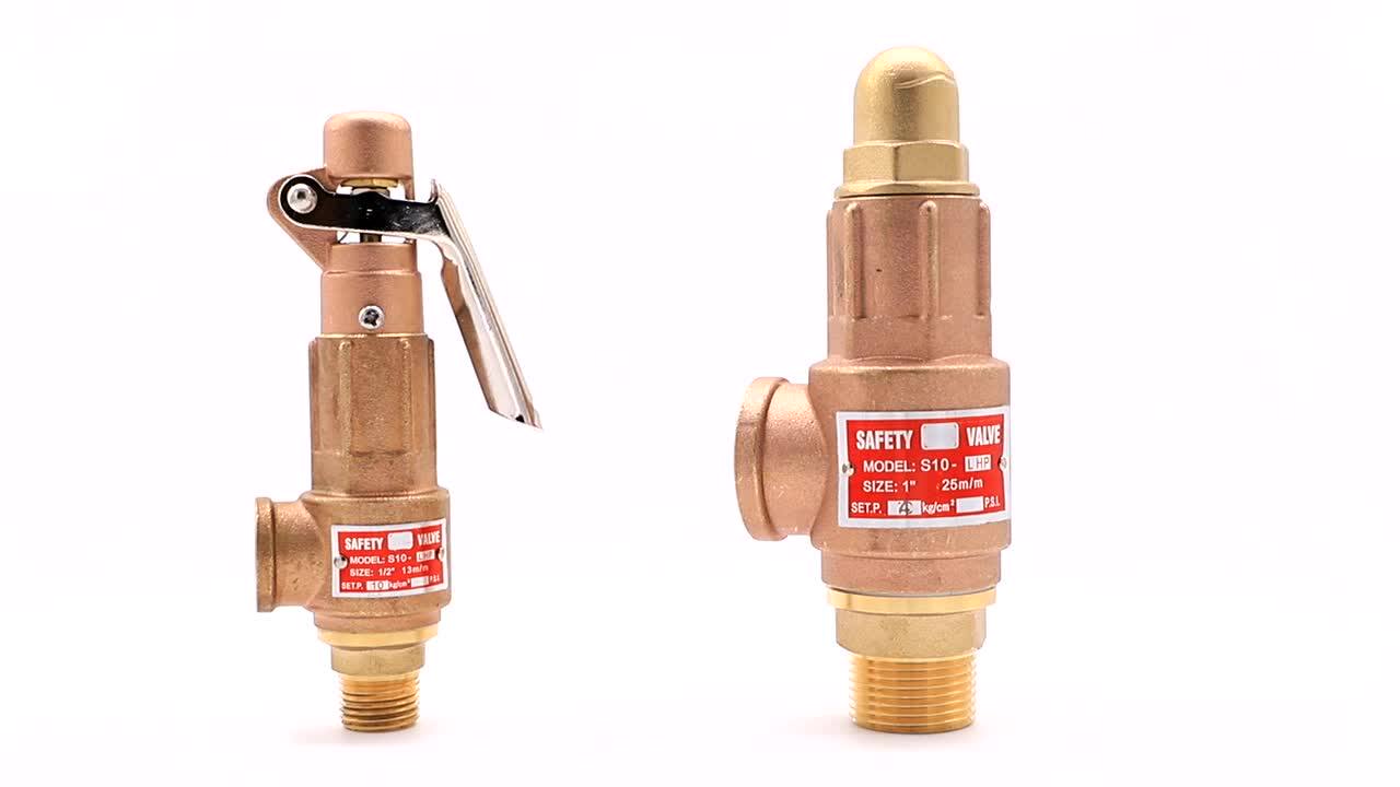 Spring Full Lift Thread Connection Brass Bronze Forging Control High ...