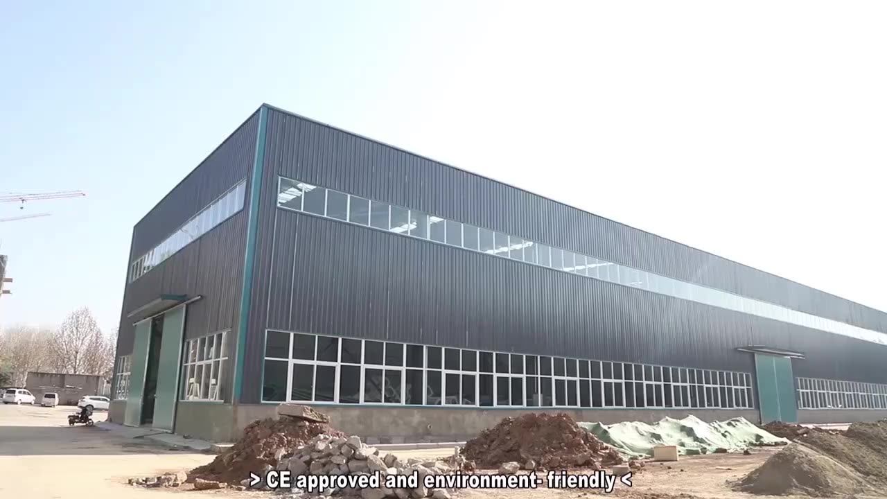 Structural Steel H Beam Warehouse Prefab Steel Curved Roof Structures ...