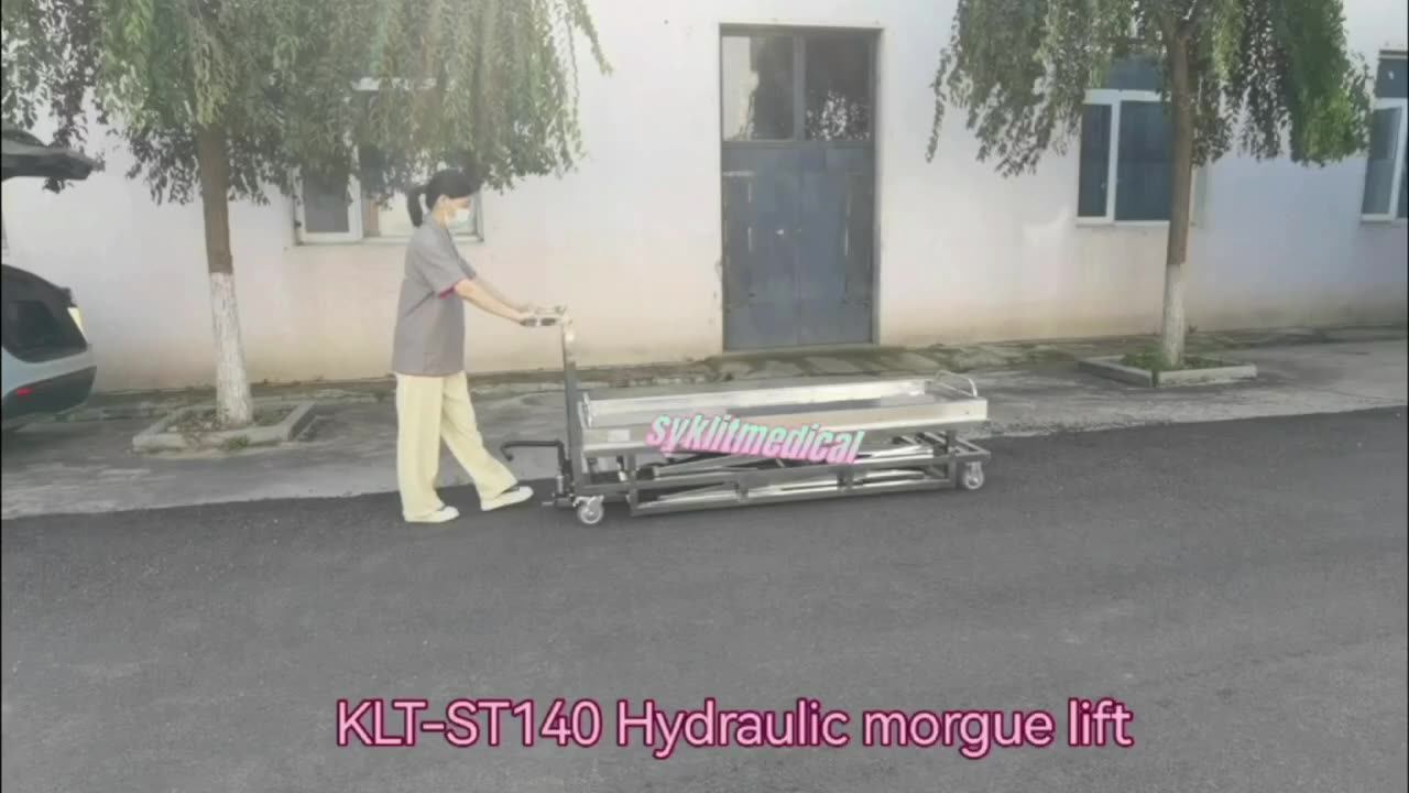 Hospital Hydraulic Mortuary Equipment Morgue Cadaver Stainless Steel ...