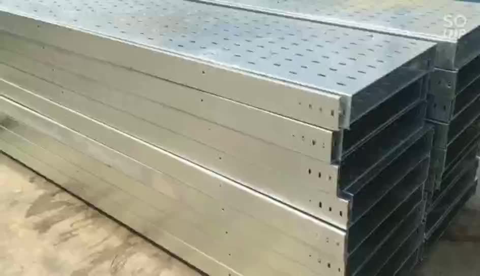 Galvanized Steel Cable Tray And Perforated Cable Tray Supporting System ...