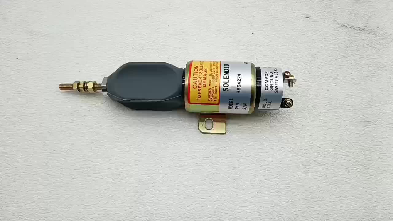 Cummins 4bt 4b3.9 Diesel Engine Parts Fuel Stop Solenoid 3864274 386 ...