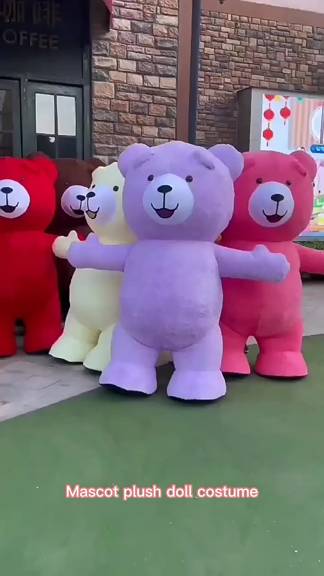 Latest Stylish Beautiful Colorful Inflatable Bear Mascot In Sale ...