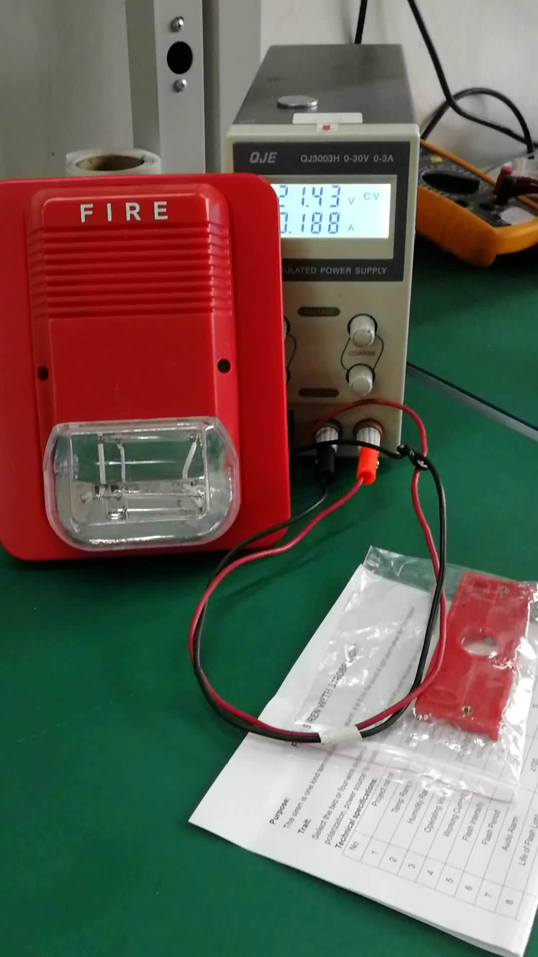 2 Wire Dc24v 3 Alarm Sounds Fire And Burglary Alarm System Fire Alarm ...