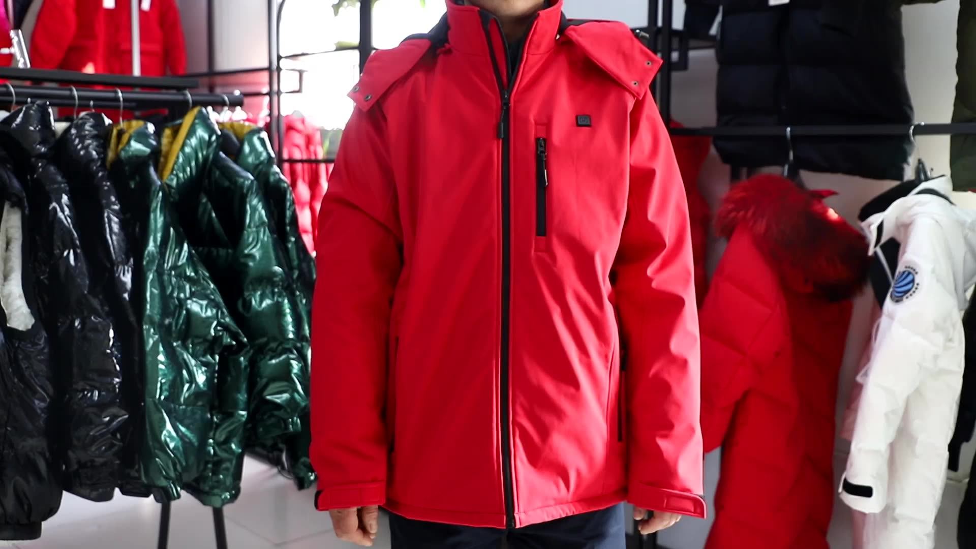 Custom High Quality Outdoor Waterproof Polyester 7.4v Battery Heating ...