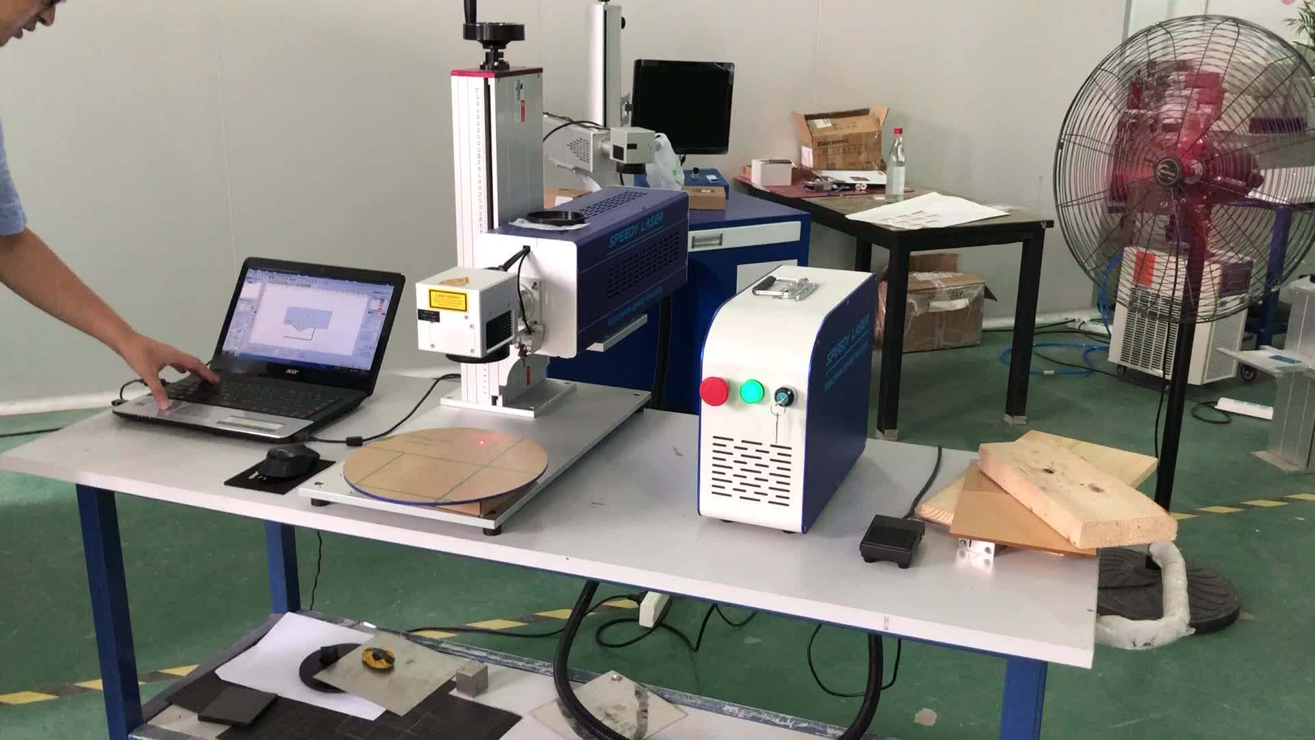 Small Galvo Co2 Laser Marker Stamp Making Machine Davi 30w Co2 Laser ...