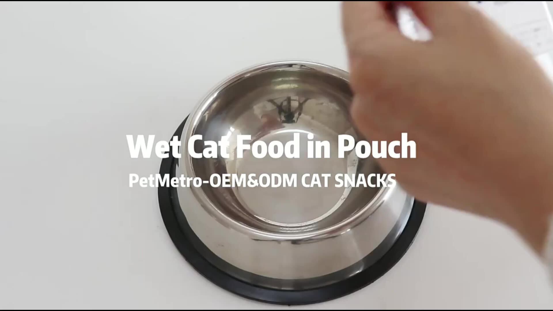 Various Flavor Small Meat Pouch Cat Treats Cat Food Palatability ...