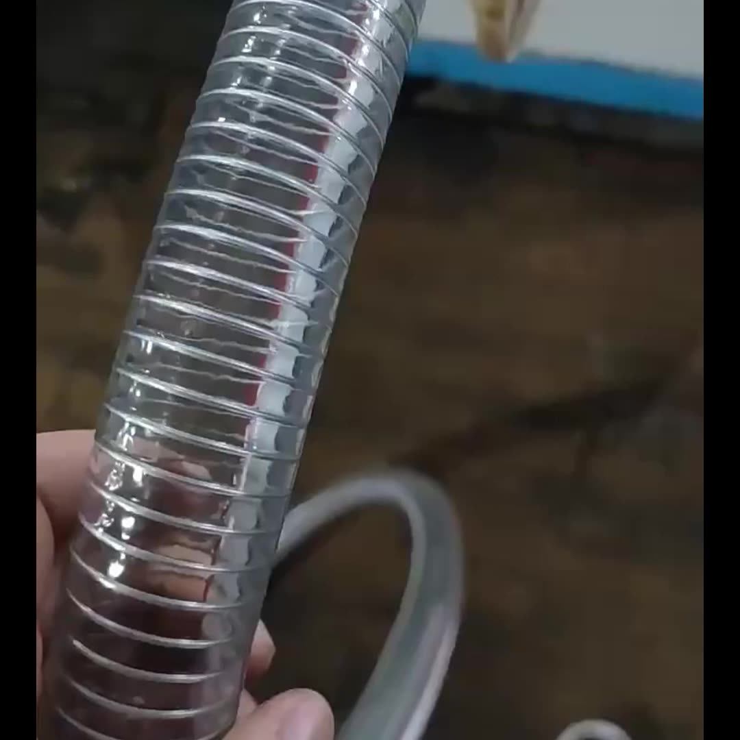 Weifang Clear Flexible Transparent Pvc Steel Wire Suction Hose - Buy ...