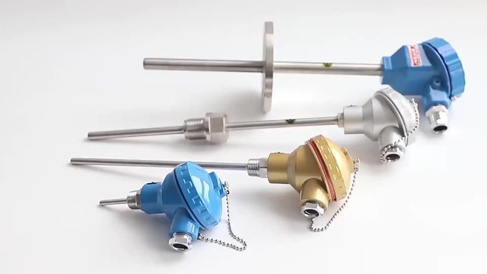 High Temperature Thermocouple Pt100 Temperature Sensor K-type Armored ...