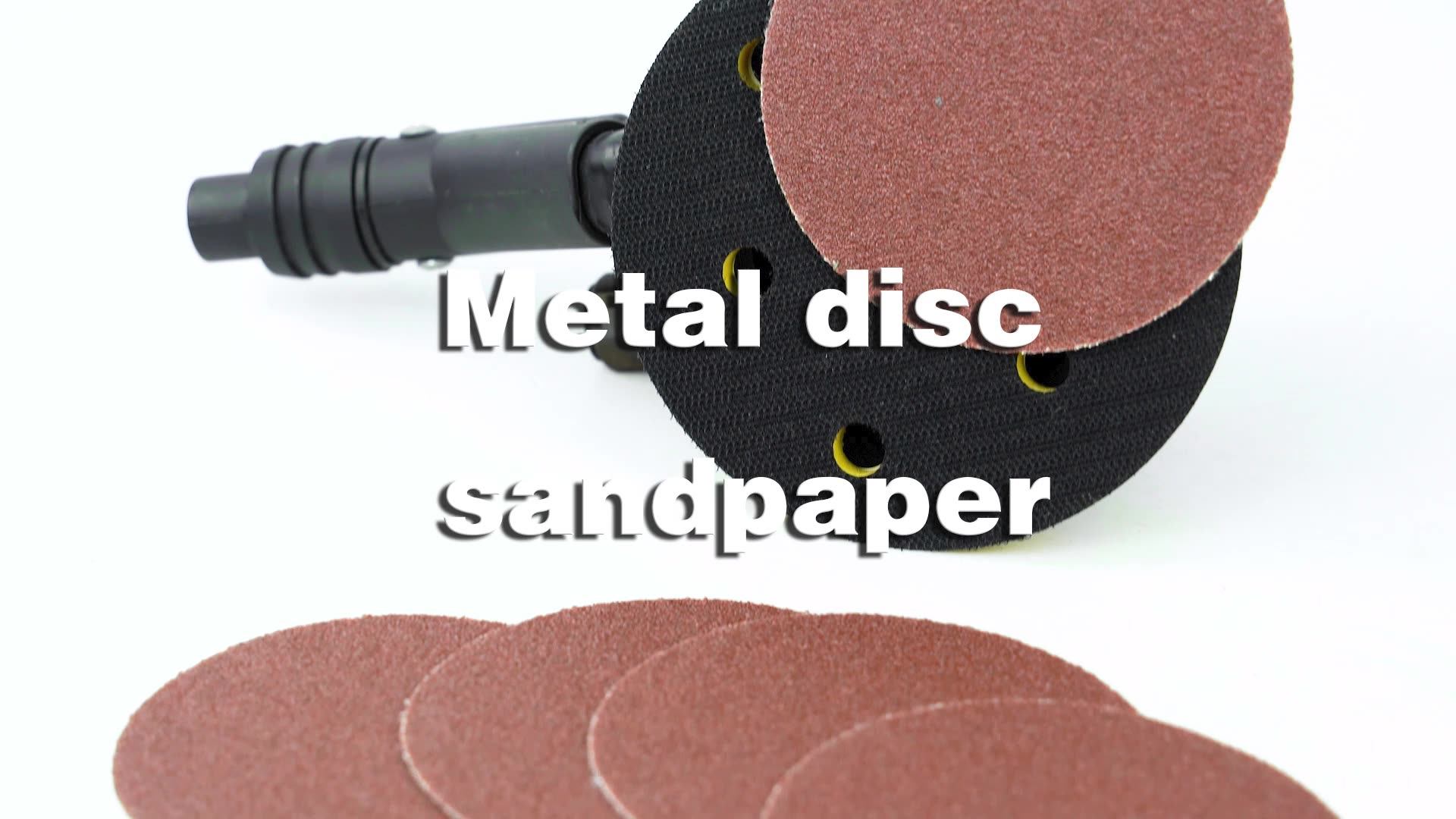 Hook And Loop Sand Disc 60-80-100 Grit Aluminum Oxide Sanding Discs ...