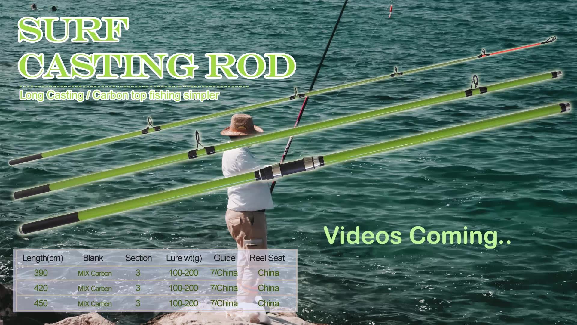 Canne A Peche Surfcasting Double-winner Custom Made Long-range Throwing ...