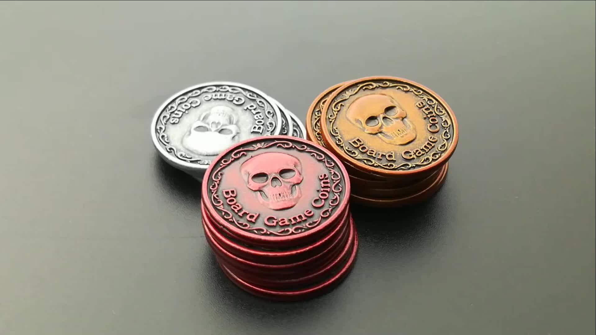 Good Quality Factory Custom Metal Token Board Game - Buy Metal Token ...